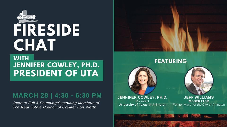 A Fireside Chat with Jennifer Cowley, Ph.D., President of UTA | UTA ...