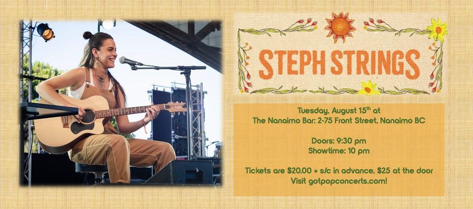 STEPH STRINGS at The Nanaimo Bar at The Nanaimo BAR on 15th August, 2023