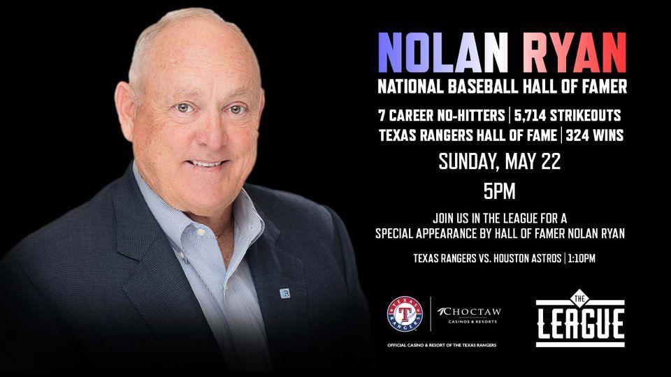 Nolan Ryan at The League at Choctaw Casinos & Resorts (Durant, OK) on ...