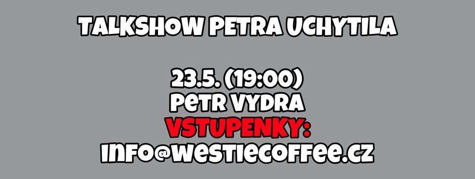Talkshow Petra Uchytila - Petr Vydra at Westie coffee, Kladno on 23rd ...