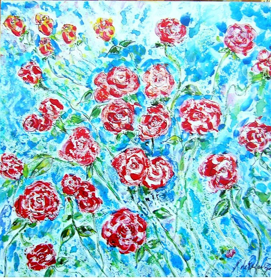 Valentine Romantic Florals by Andrea de Kerpely-Zak at Gallery Andrea ...