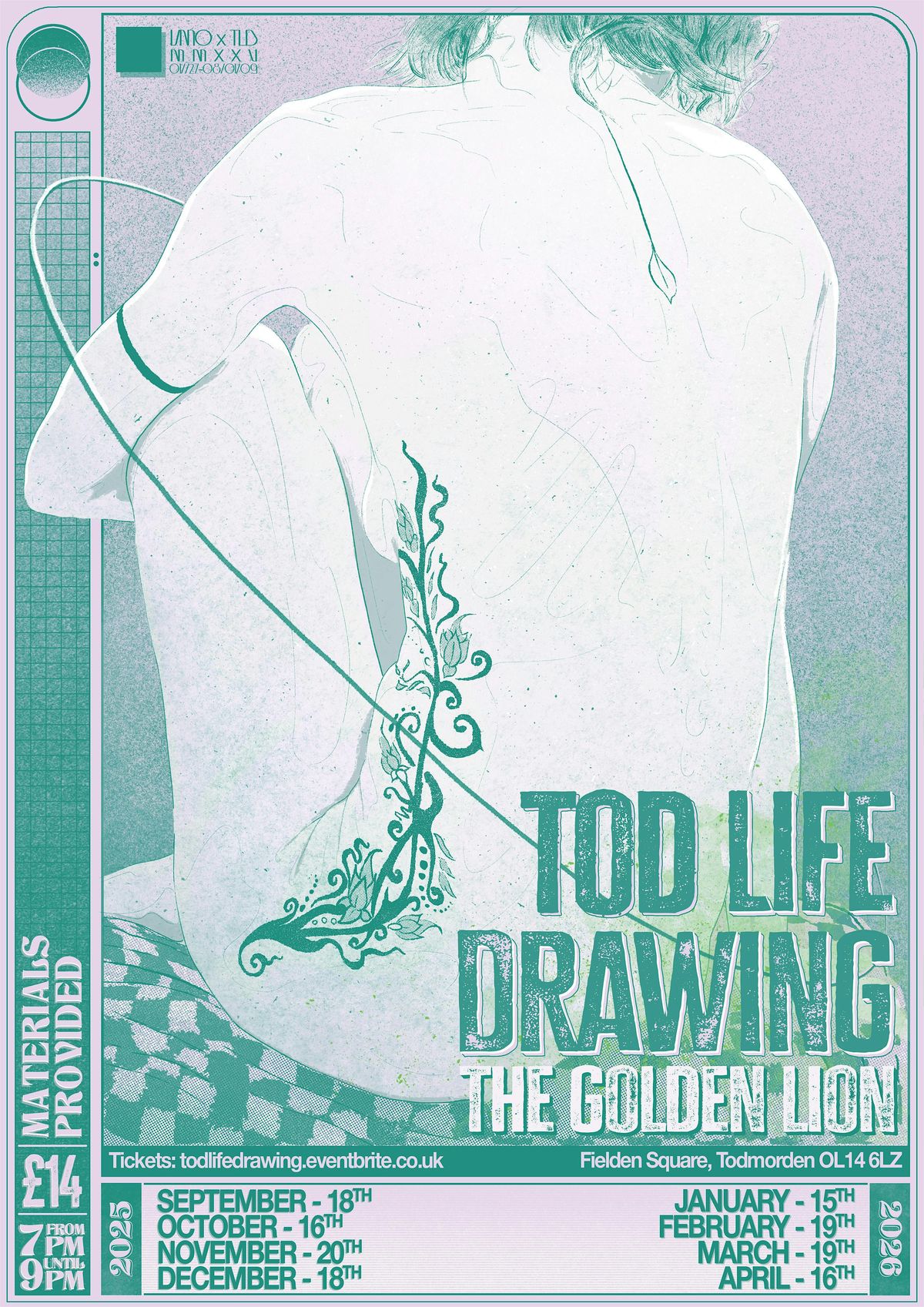 Life drawing @ the Golden Lion at The Golden Lion, Todmorden on 19th ...