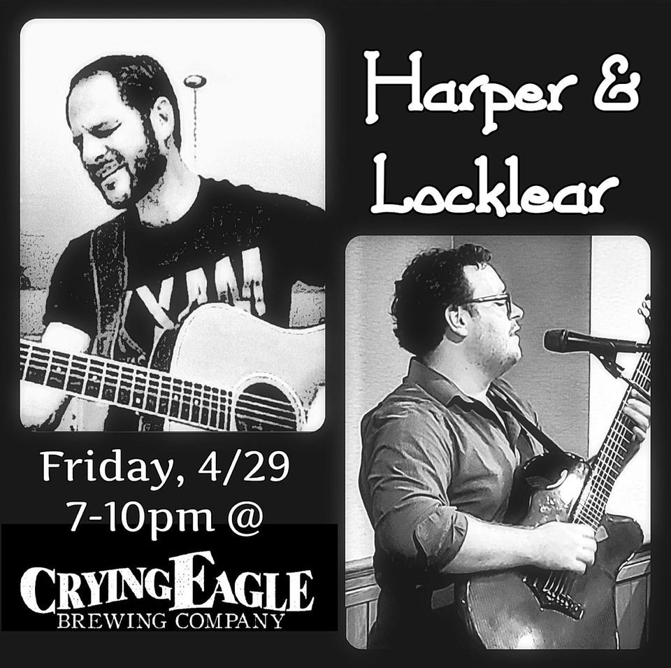Harper & Locklear at Crying Eagle Brewing | Crying Eagle Brewing, Lake ...