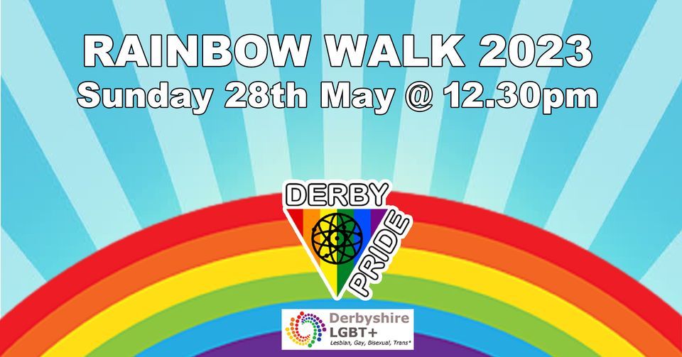 Rainbow Walk 2023 at Derbyshire LGBT+ on 28th May, 2023