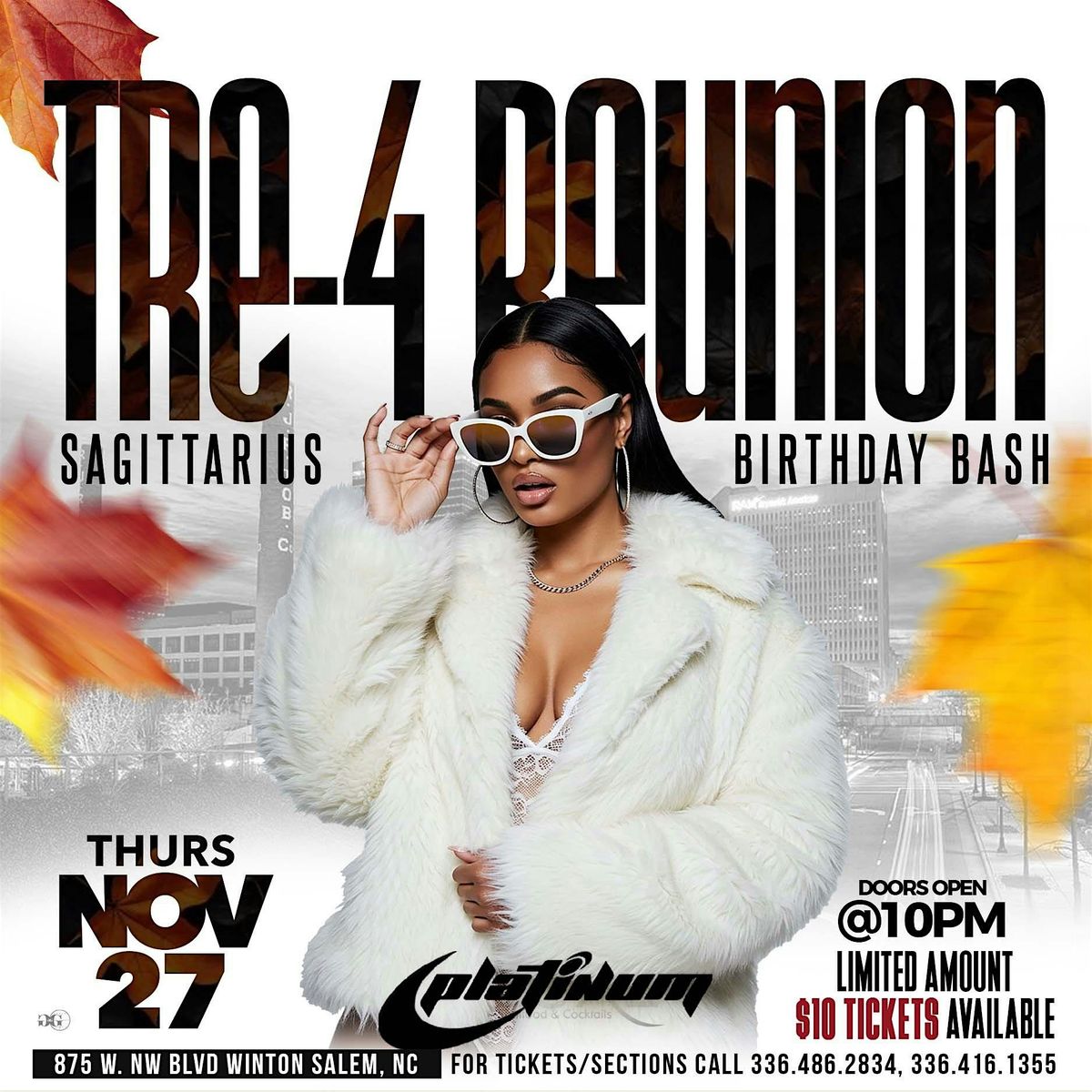 Tre-4 Reunion 2025 at Platinum Nightlife, Winston-Salem on 27th November, 2025