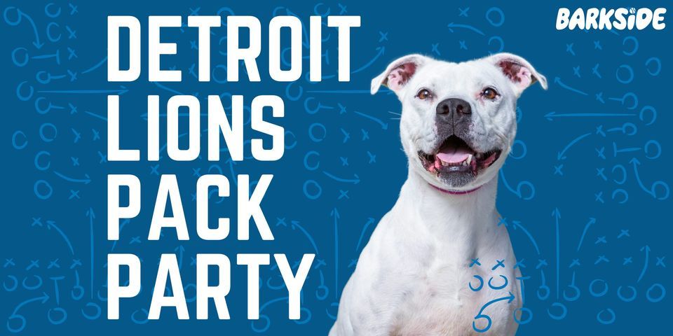 Detroit Lions Pack Party at Barkside, Detroit on 10th December, 2023