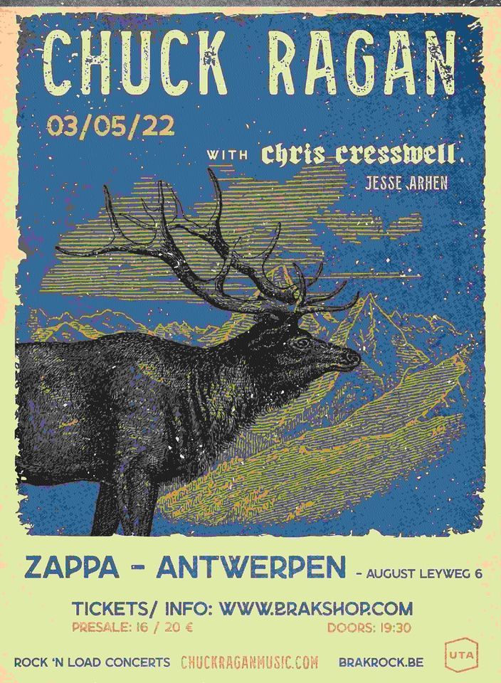 Chuck Ragan (full band) - Jesse Ahern | Kavka Zappa, Antwerp, AN | May ...