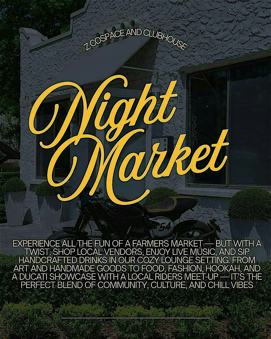 The Night Market at Z Co-Space & Clubhouse, Haven Drive, Orlando, FL ...