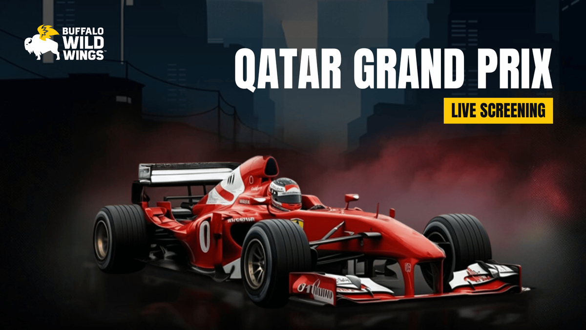Screening of Qatar GP - Formula 1 at Buffalo Wild Wings | Rajiv Gandhi ...