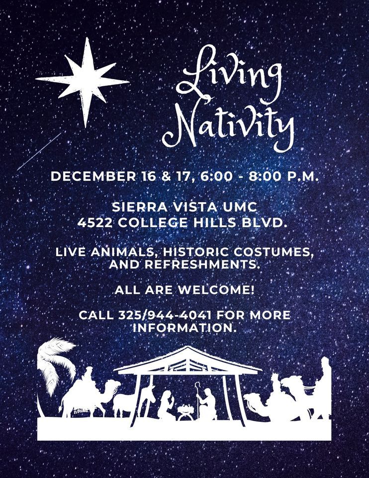 Living Nativity at Sierra Vista United Methodist Church, San Angelo on ...