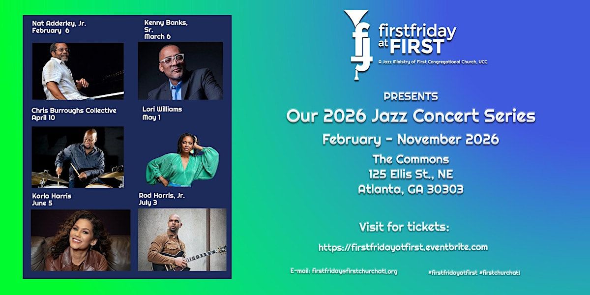 First Friday at First "LIVE"- JUNE 2026 - Karla Harris at 125 Ellis St ...