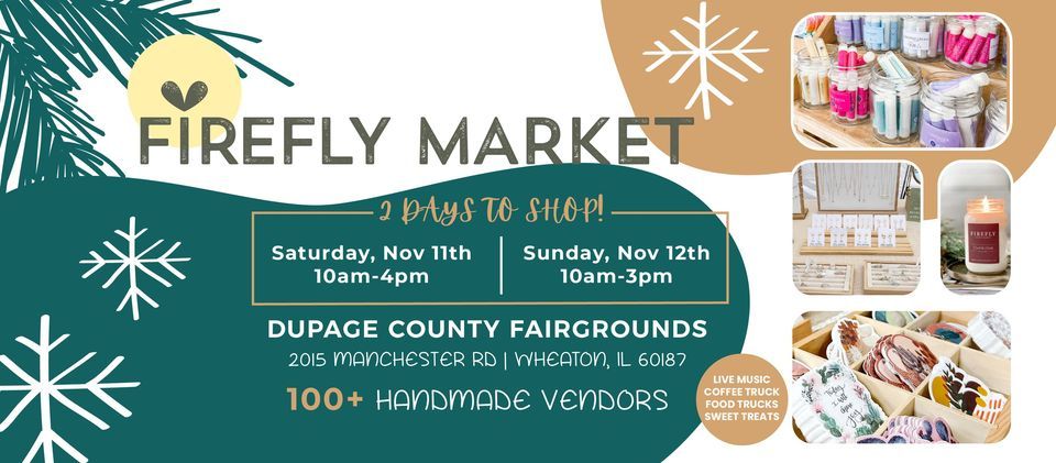 Firefly Market- Holiday Edition at DuPage Event Center & Fairgrounds ...