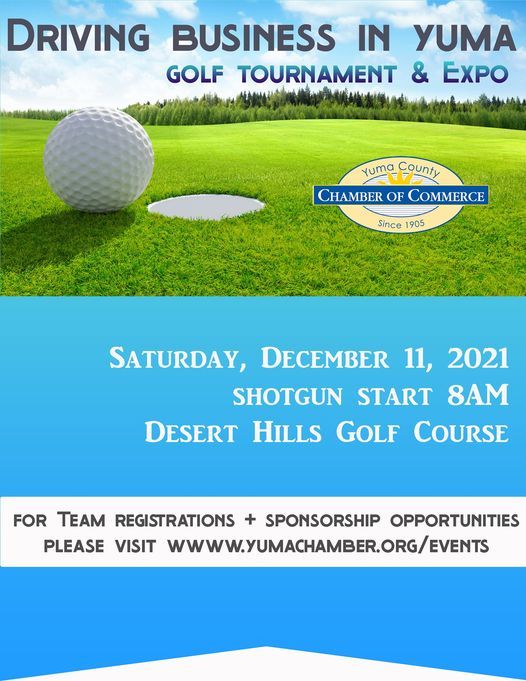Driving Business in Yuma Golf Tournament & Expo (Pre-Registration ...