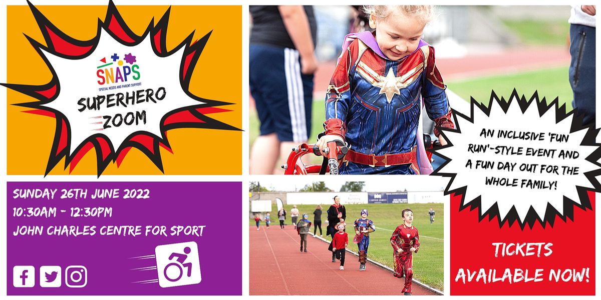 SNAPS Superhero Zoom 2021 | John Charles Centre for Sport, Leeds, EN ...