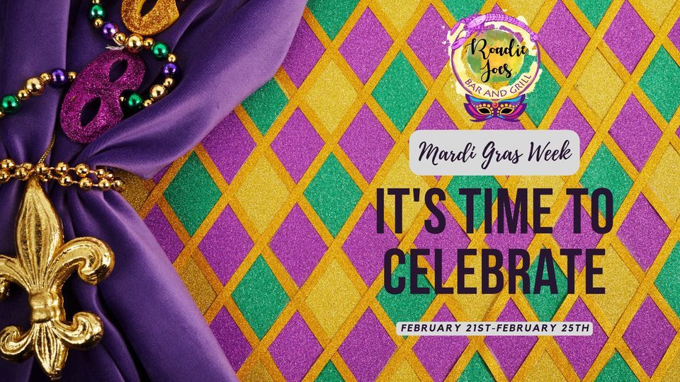 Mardi Gras Week 2023 at Roadie Joe's Bar and Grill, Salisbury on 21st ...