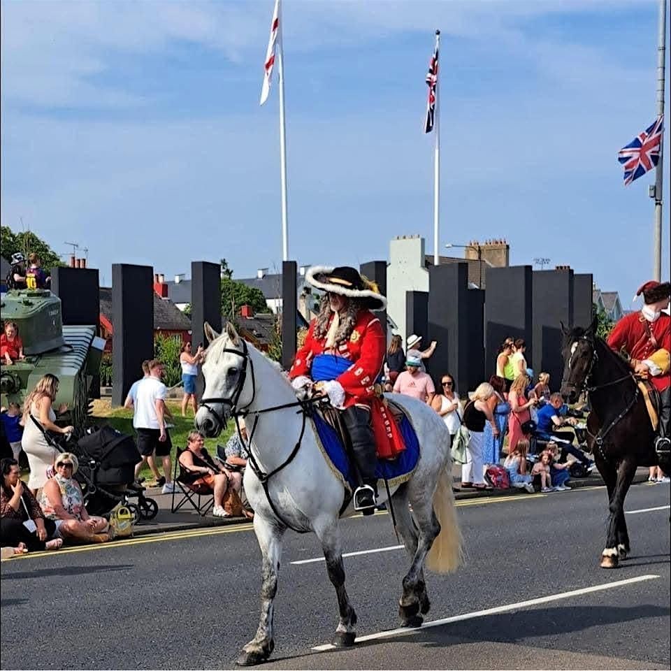 Royal Landing Bus at Bangor Orange Hall on 13th June, 2026