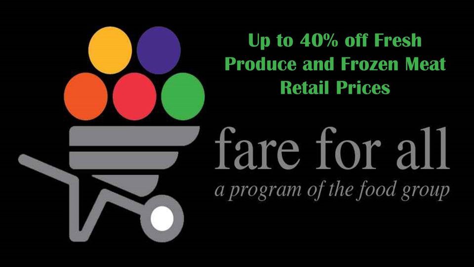 Fare For All (The Food Group Event) at St. Joseph Catholic Community ...
