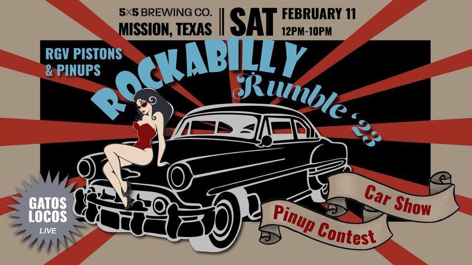 Rockabilly Rumble 2023 at 5x5 Brewing, Mission on 11th February, 2023