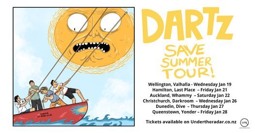 DARTZ Save Summer tour - Auckland at Whammy Bar, Auckland on 22nd ...
