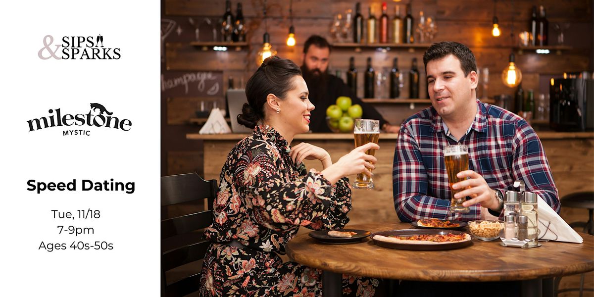 Speed Dating Ages 35-49 in Redding, CT at Milestone at Milestone ...