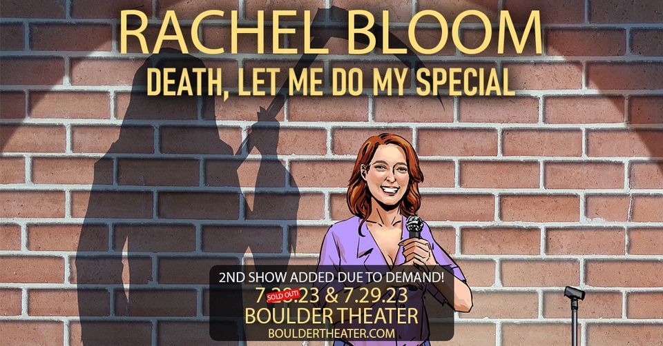 Rachel Bloom: Death, Let Me Do My Special at Boulder Theater - Night 1 ...
