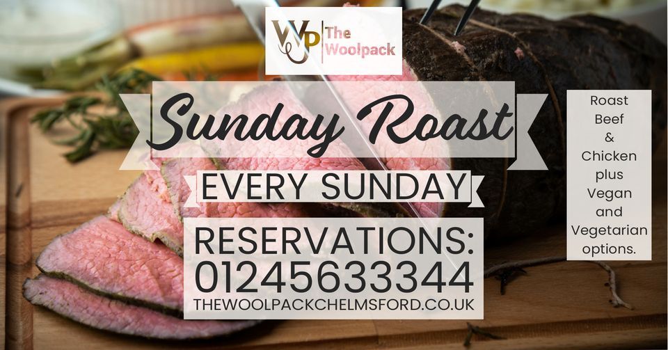 The Woolpack Sunday Roast (every Sunday) at The Woolpack, Chelmsford on ...
