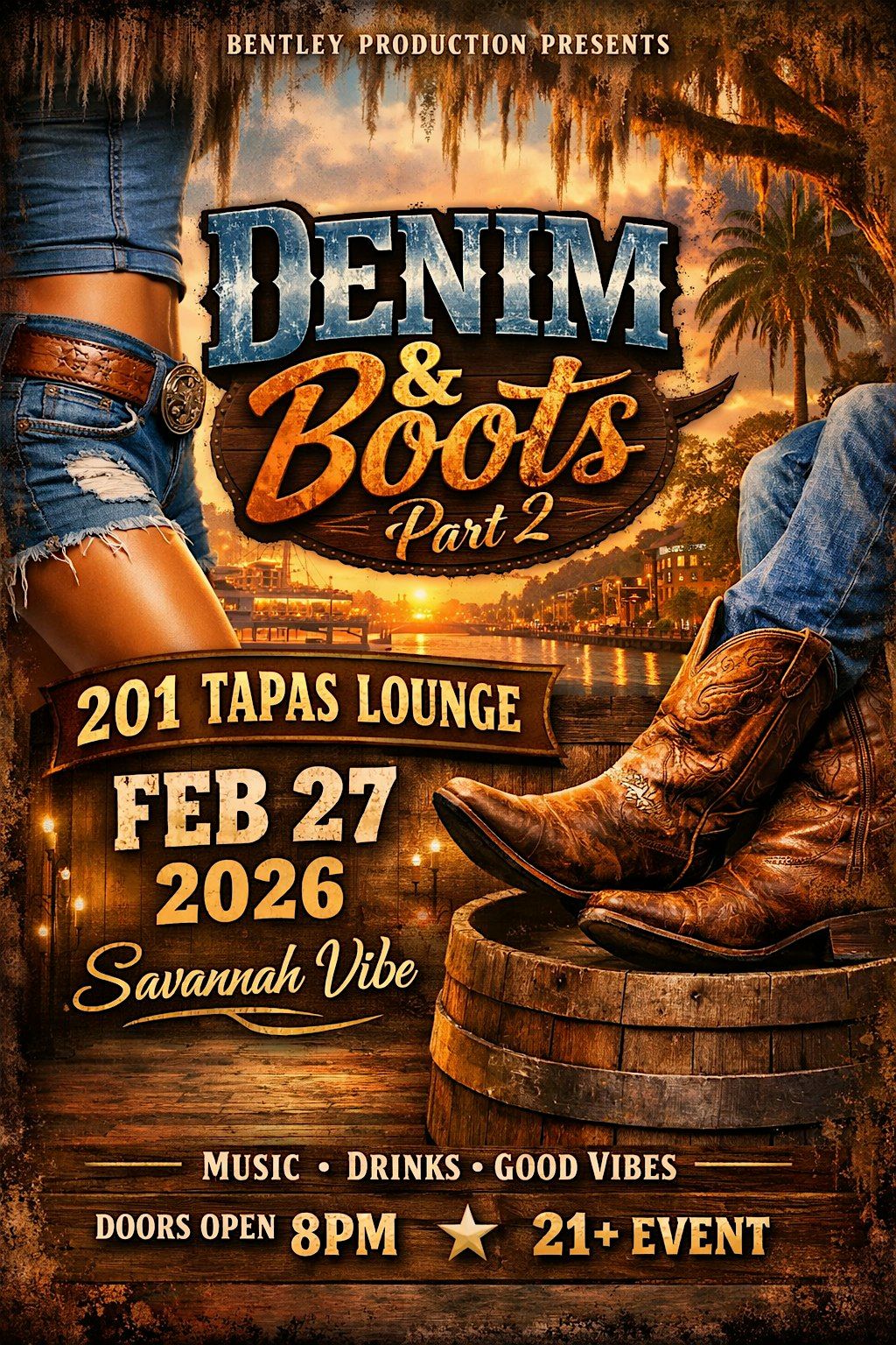 Denim and Boots Concert With Live Performance by Mike Clark Jr at 201 ...