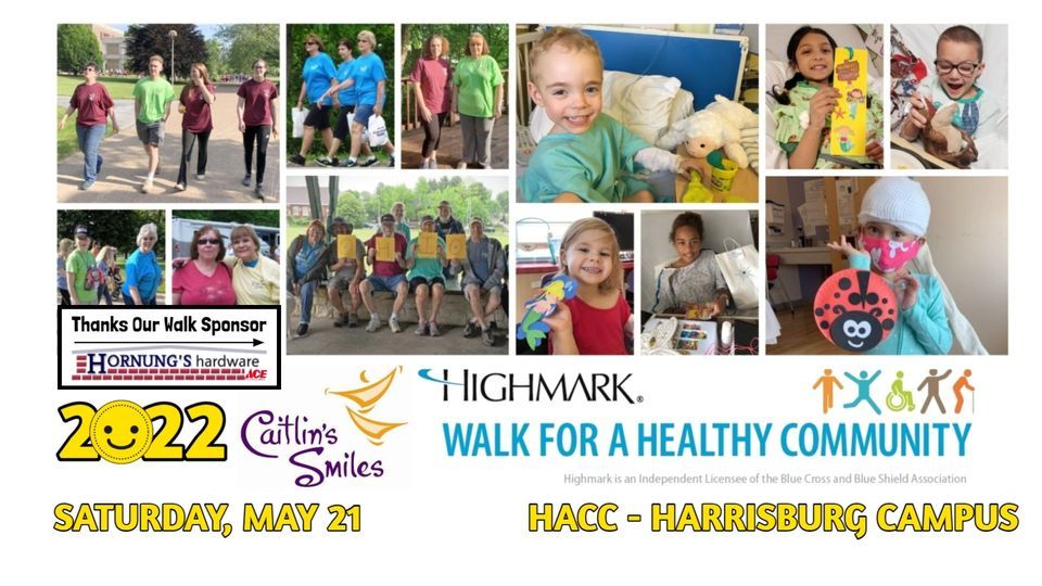 Walk for a Healthy Community for Caitlins Smiles 2022 at Harrisburg ...