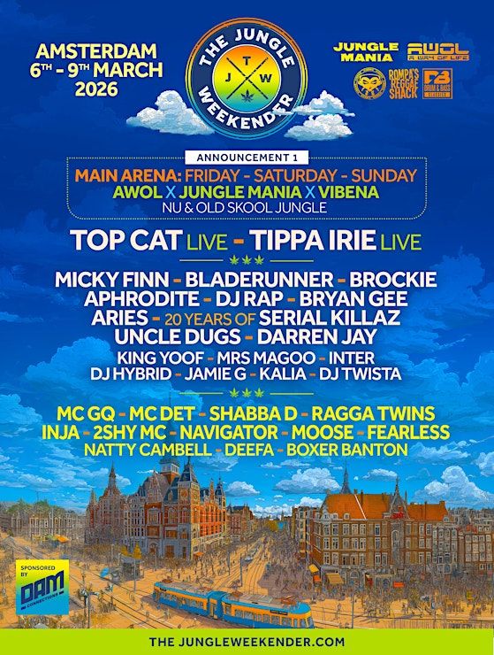 The Jungle Weekender - Amsterdam 2026 at Panama Amsterdam on 6th March ...