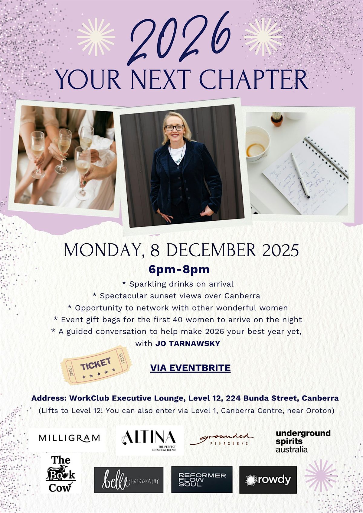 2026: YOUR NEXT CHAPTER! For Women in Canberra at Work Club Conference ...