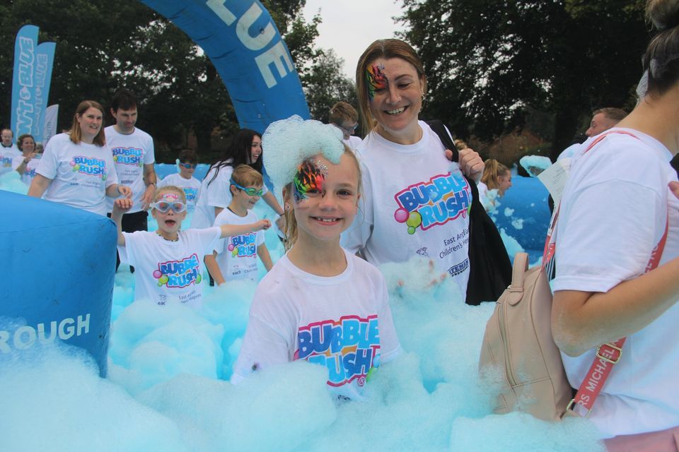 EACH- Norwich Bubble Rush 2022 at Earlham Park, Poringland on 16th July, 2022