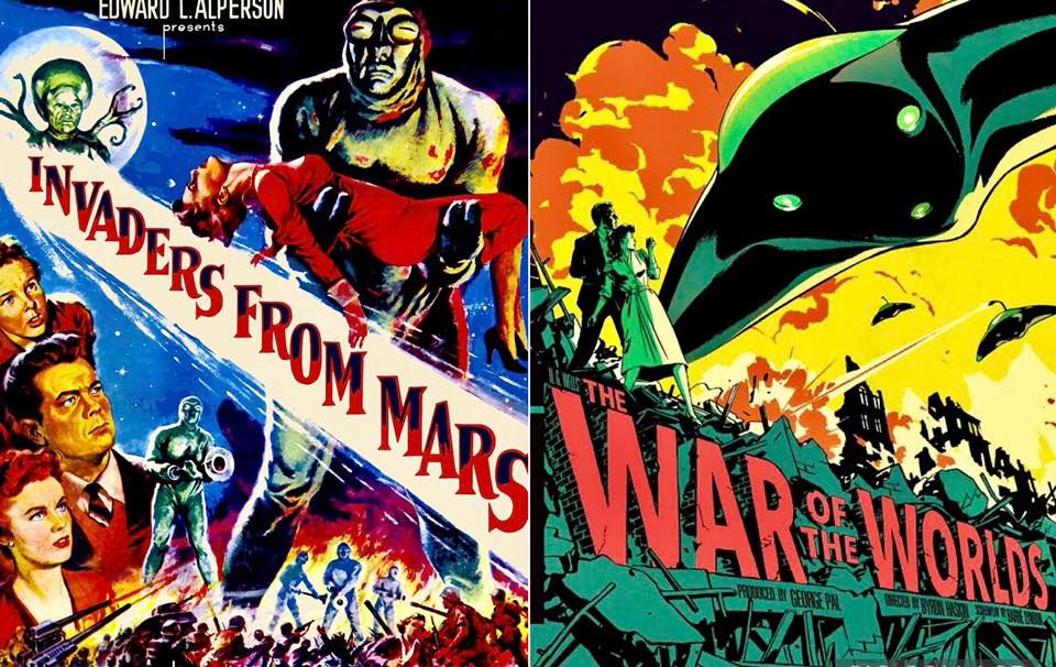 Classics Tuesday - Sci-Fi Month: INVADERS FROM MARS & WAR OF THE WORLDS ...