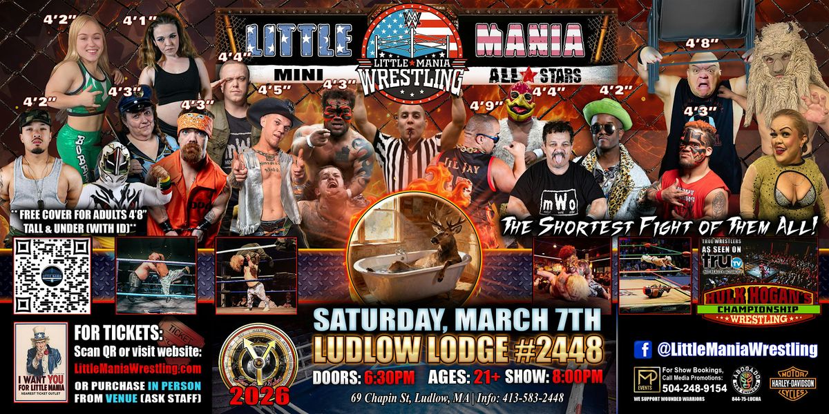 Ludlow, MA - Little Mania Mini Wrestling @ Ludlow Lodge #2448 at 69 ...