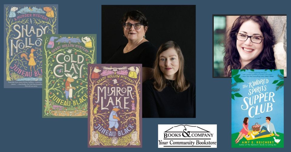 Juneau Black in conversation with Amy Reichert for the Shady Hollow series at Books & Company ...