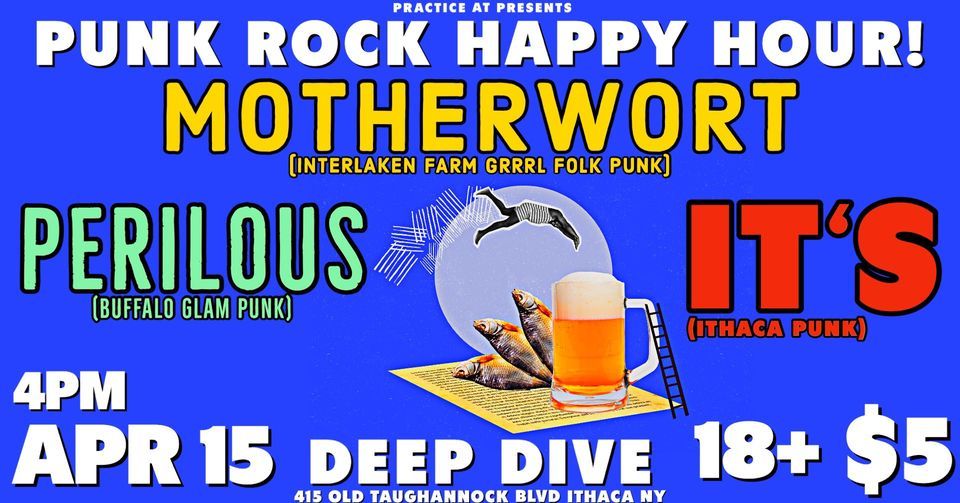 Punk Rock Happy Hour at Deep Dive! | Deep Dive, Danby, NY | April 15, 2023