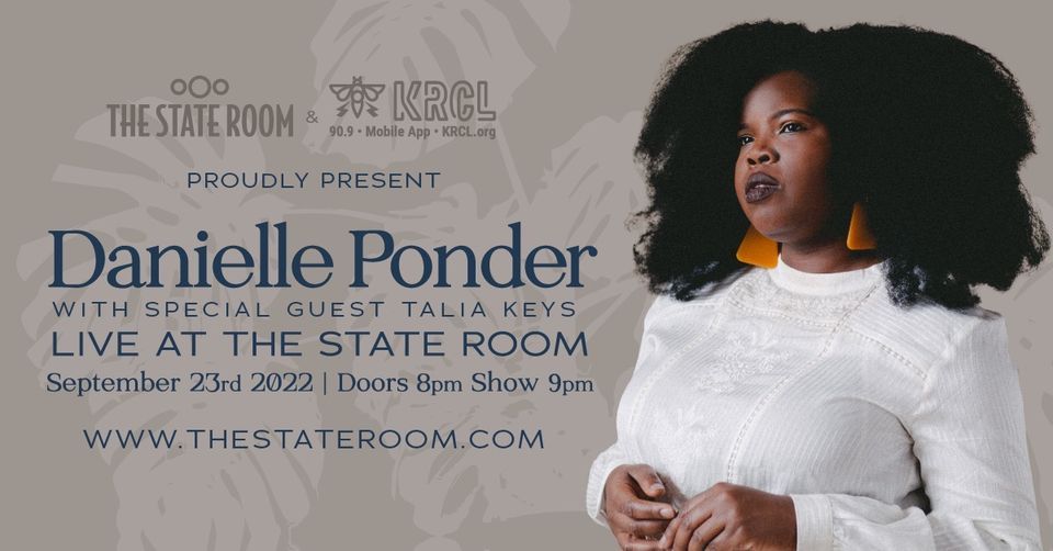 Danielle Ponder | The State Room, Salt Lake City, UT | September 23, 2022