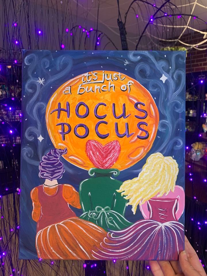 Painting Class Hocus Pocus at Sweet Ashley's, Mcdonough on 22nd October ...
