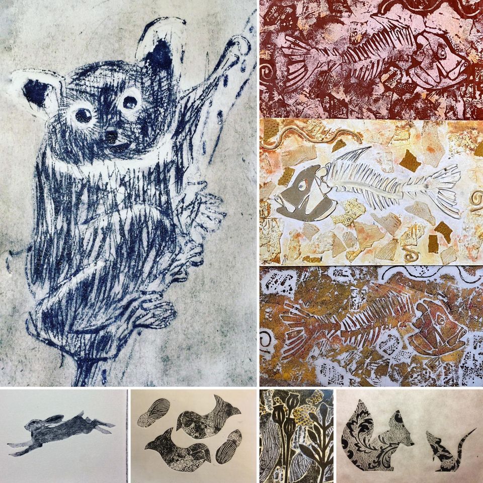 Recycled printmaking with artist Katherine Soutar-Caddick | ArtShack ...