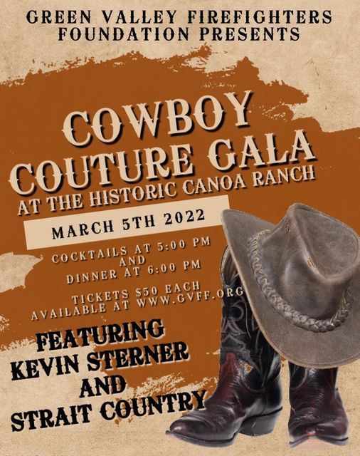 Cowboy Couture Gala | Historic Canoa Ranch, Green Valley, AZ | March 5 ...