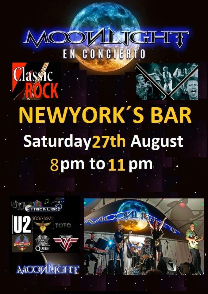 Moonlight band BBQ ticket | Newyorks Bar restaurant, Murcia, MU ...
