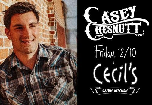 Casey Chesnutt at Cecils Cajun Kitchen | Cecil's Cajun Kitchen, Deridder, LA | December 10, 2021
