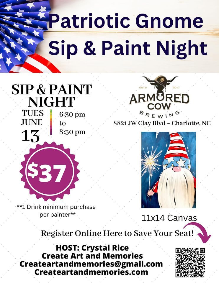 Sip and Paint at Armored Cow Brewing Co. at Armored Cow Brewing Co ...