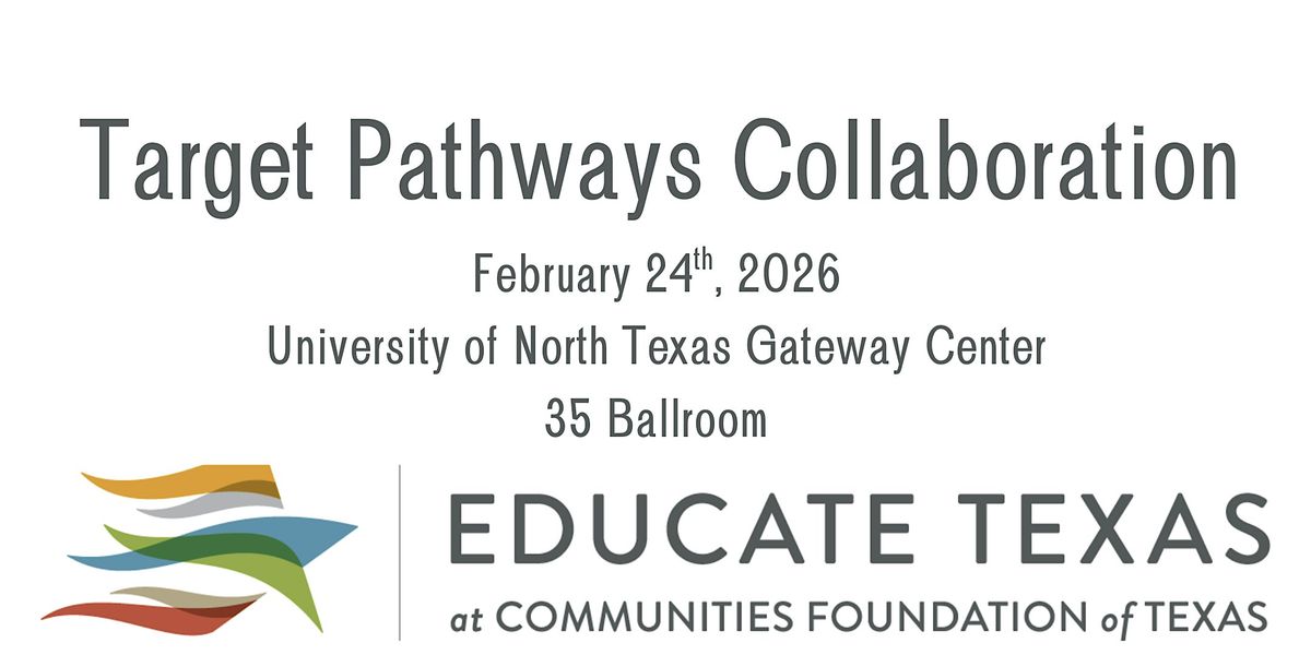 Target Pathways Collaboration at University Gateway Center, Denton on ...