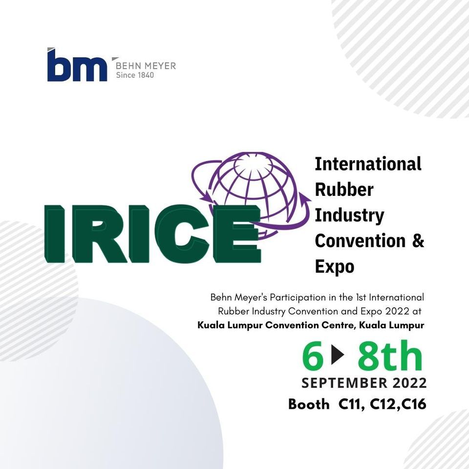International Rubber Industry Convention & Expo 2022 (IRICE) at Kuala ...