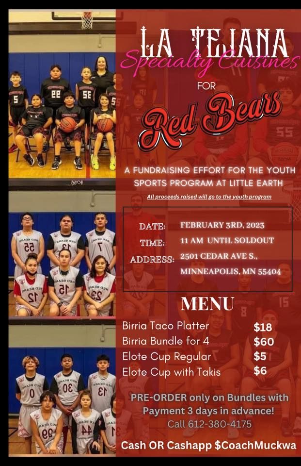 Fundraiser for Red Bears at Little Earth Residents Association ...