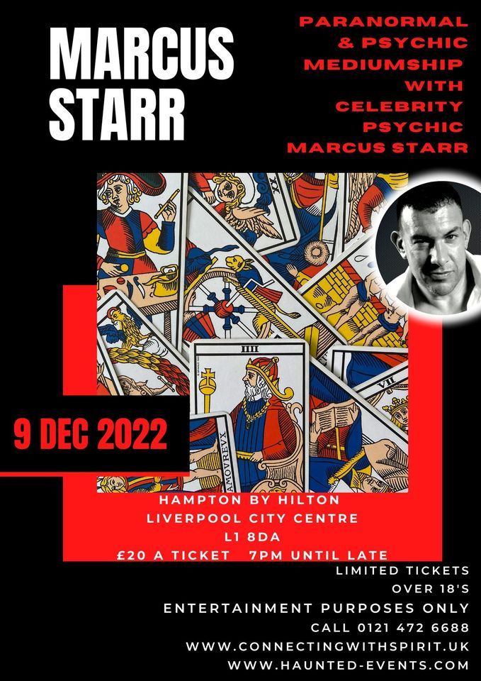 Paranormal & psychic mediumship with Marcus Starr @ The Hampton by ...