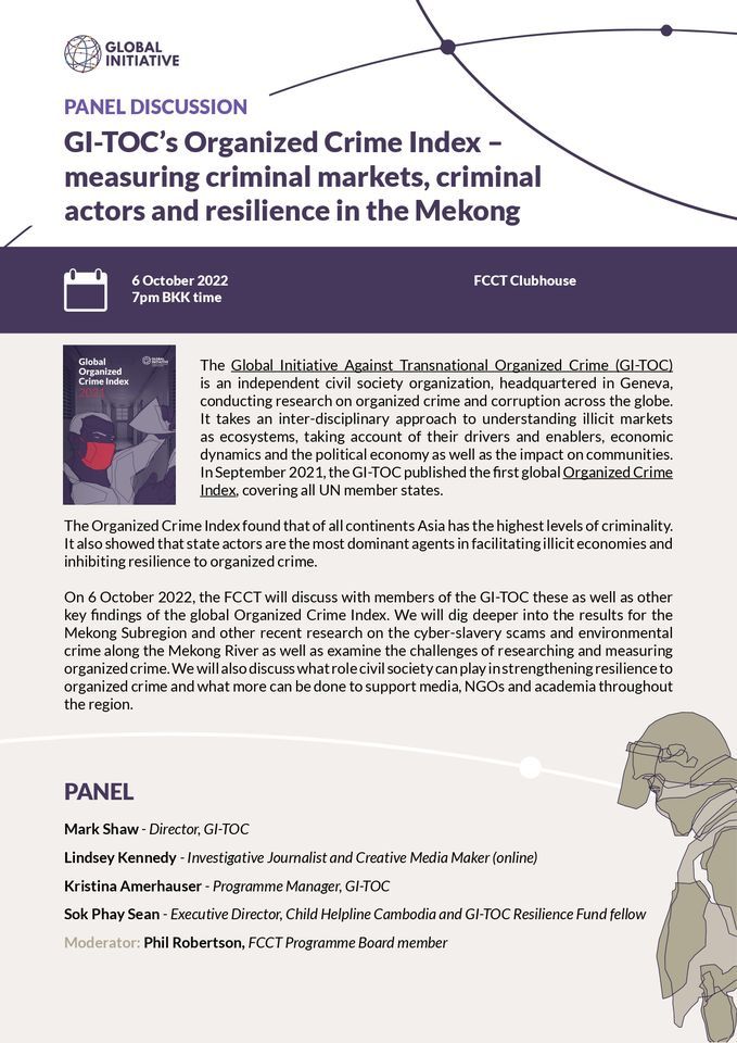 Gi Tocs Index Measuring Criminal Markets Criminal Actors And Resilience In The Mekong