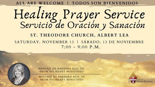Healing Prayer Service at St. Theodore Catholic Church, Albert Lea on ...