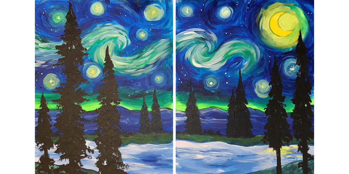Starry Night by the Lake Date Night - Paint and Sip in Cincinnati ...