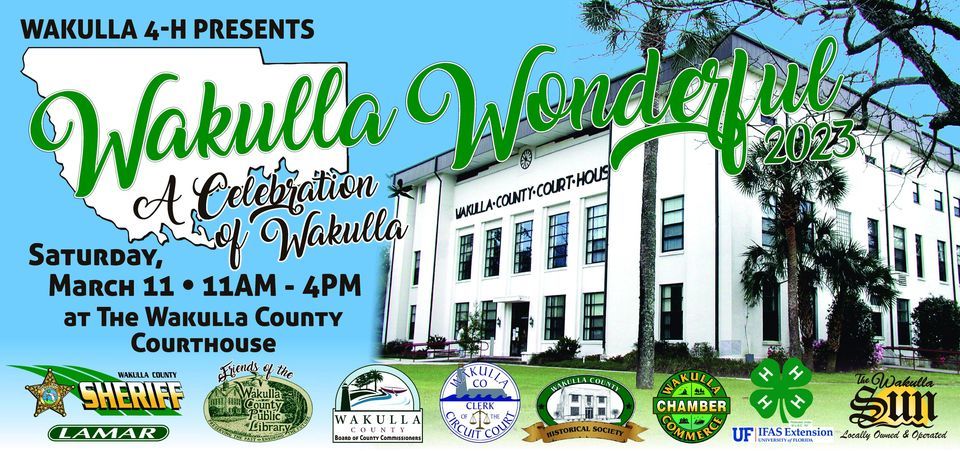 Wakulla Wonderful 2023 at Wakulla County Courthouse, Crawfordville on ...